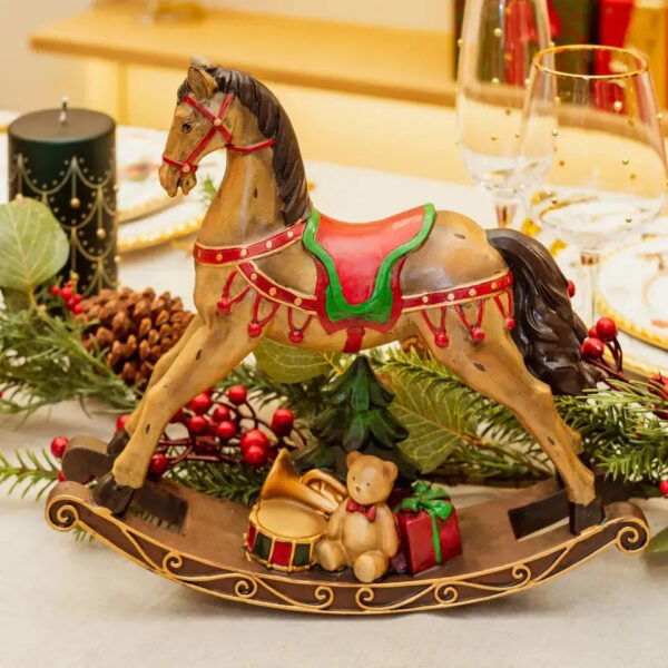 Cavalo de Balanço em Resina | OCKA HOME